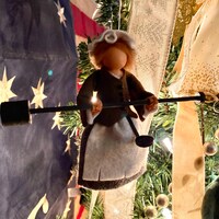 Mrs. Cratchit Clothespin Ornament, Mary Cratchit, Christmas Ornament, A ...