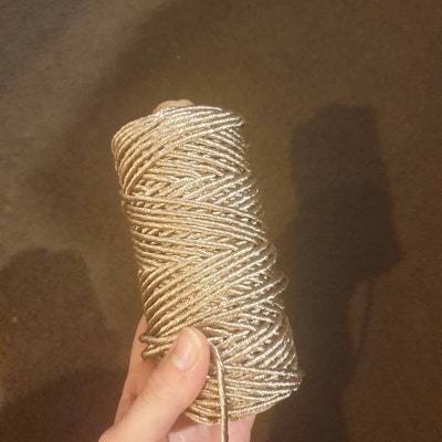 3.0MM Metallic Single Twist Rope Macrame Rope Gold Twist Rope 90yards ...