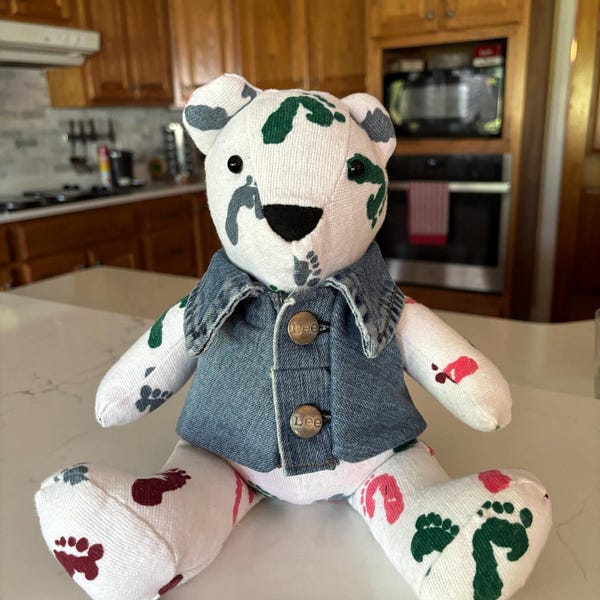 Memory Bear Pattern & Step-by-step Sewing Tutorial - Teddy Bear Sewing ...