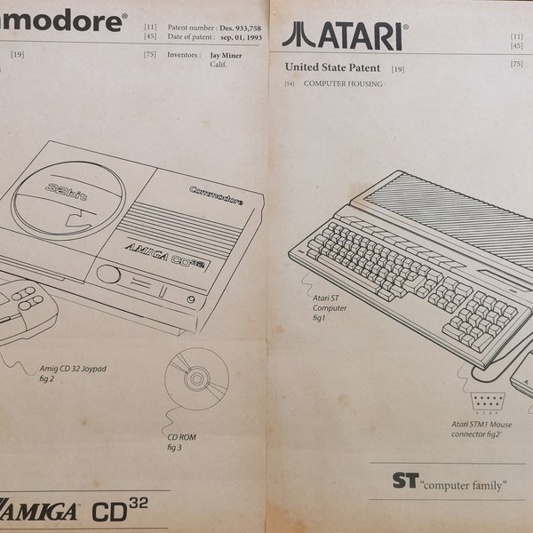 Poster Patent Commodore C 16 - Etsy