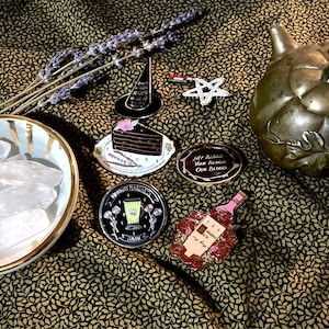 Crystal Ball Divination Spinner Pin - Etsy
