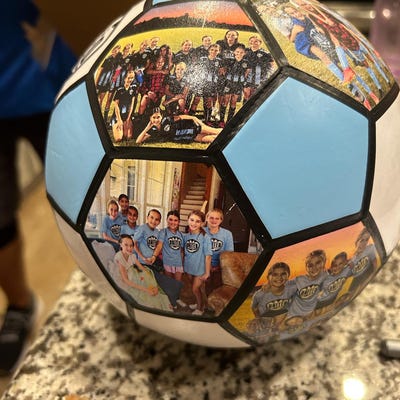 Personalized Soccer Ball With Pictures, Moments, Picture Soccer Ball - Etsy