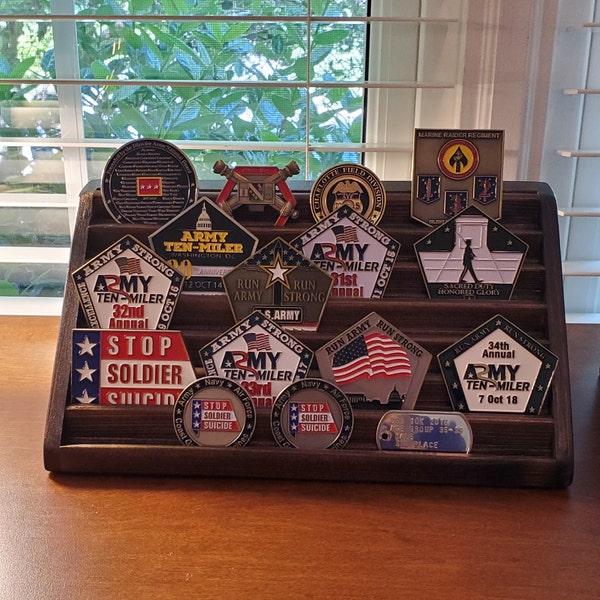 XL Challenge Coin Display - Etsy
