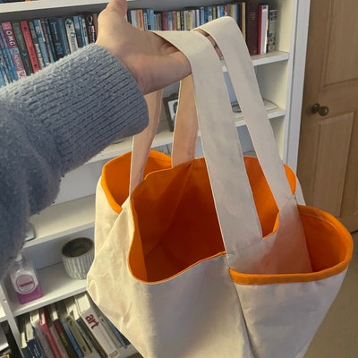 Triangular Wide Bag PDF Sewing Pattern Canvas Tote Pattern - Etsy