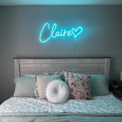 Custom Name Neon Sign for Kids, Neon Sign Bedroom Neon Sign Custom Neon ...