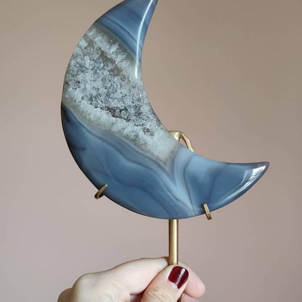 Orca Agate Tower With Incredible Banding | Crystal Carving | Polished ...