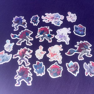Gengar Sticker Set - Etsy