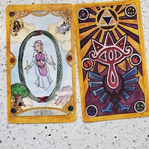Legend of Zelda Tarot Card Deck 79 Cards Major and Minor - Etsy