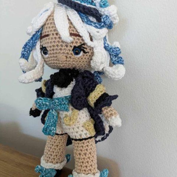 Crochet PDF Pattern: "furina" Chibi Amigurumi - Etsy