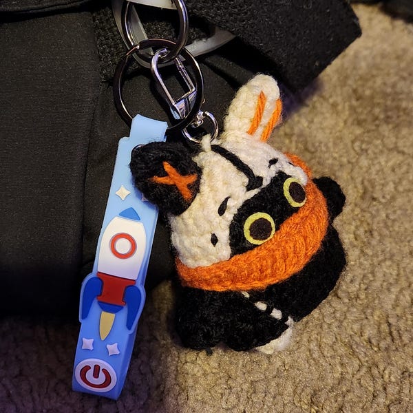 Momo Infinity Nikki Crochet Pattern Keychain Amigurumi Plushie Plush ...