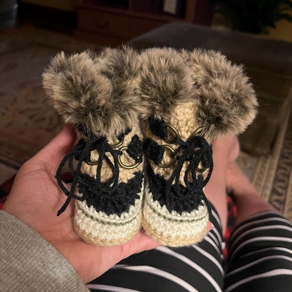 CROCHET PATTERN Cute Baby Sneaker Crochet Booties "federation" Runners ...