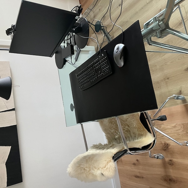 Leather Desk Mat | Custom Size Table Blotter | Premium Leather & Anti ...