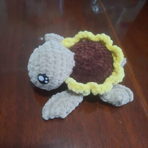 Petal the Sunflower Turtle Pattern Crochet PDF Download - Etsy