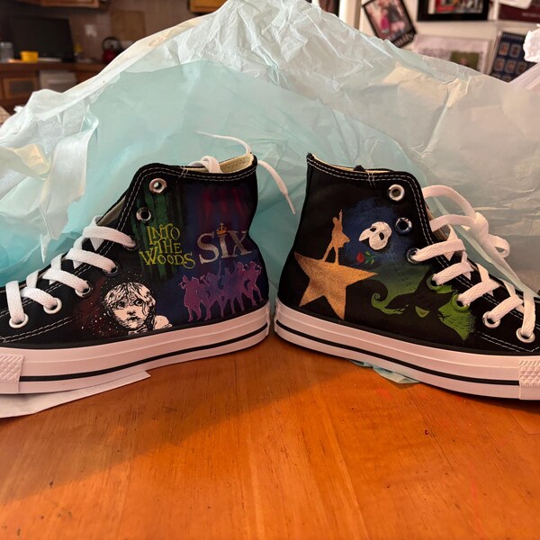 Custom Hand Painted Shoes With Toy Story Aliens Themed Converse High ...