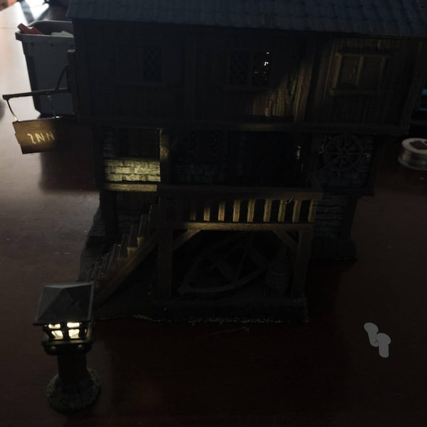 Column With Torch, LED Fantasy Miniatures, Light Effect, Dnd, TTRPG ...