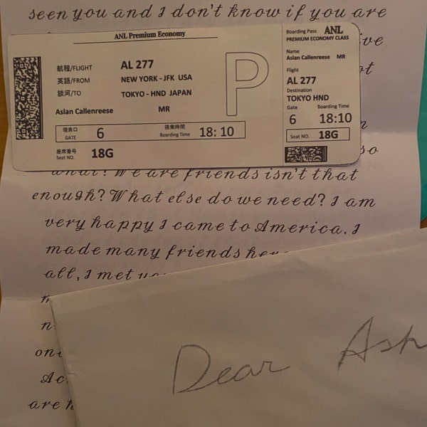 Dear Ash Letter | Banana Fish / Ash Lynx / Anime / Eiji Okumura / Manga ...