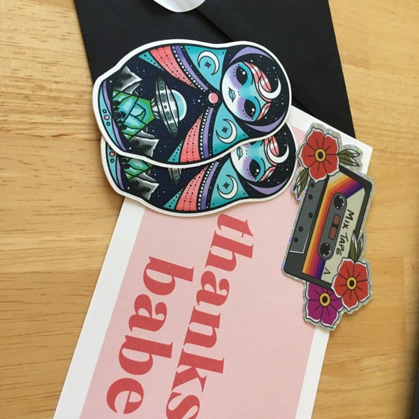 80s Rocket Lolly Tattoo Glitter Sticker - Etsy