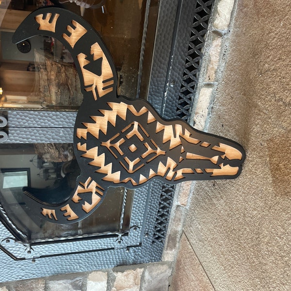 SVG, PNG, DXF, Jpeg, Cow Skull With Aztec Pattern Farmhouse, Country ...