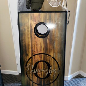 Rustic Barnwood Cornhole Custom Cornhole Boards Rustic - Etsy