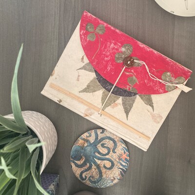 Handmade Floral Journal Beautiful Notebook Handmade Paper Notebook ...