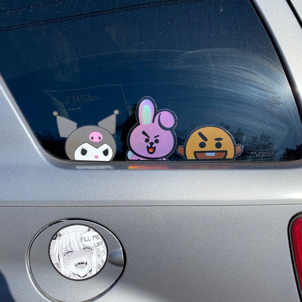 Tata BTS BT21 Peeker Sticker Kpop (holographic) - Etsy