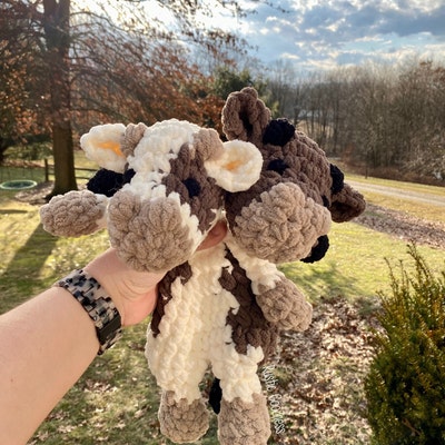 MINI Clemmie Cow Knotted Lovey Crochet Cow PATTERN - Etsy