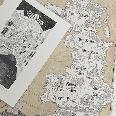 Map of elfhame From the Cruel Prince Fanart Illustration Made by Andrés ...