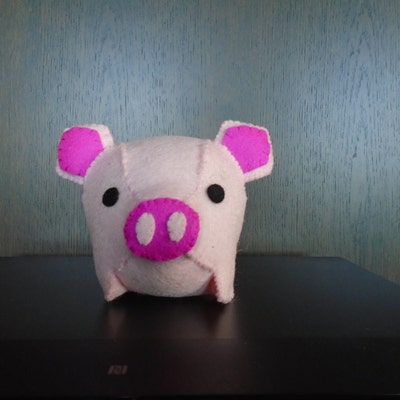 PDF Pattern Felt Pig Plush - Etsy