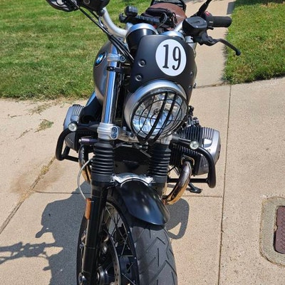 Custom Made Motorcycle Tank Number Decal Sticker Cafe Racer Choose ...