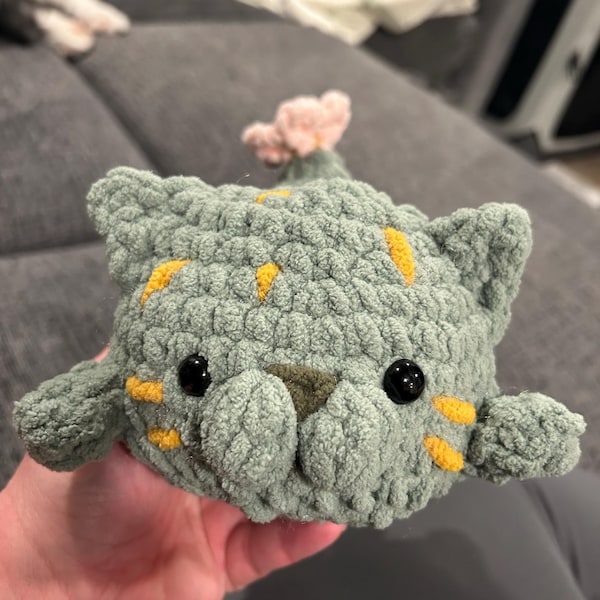 Cactus Cat Crochet Pattern, Amigurumi Crochet Pattern, Adorable Cat ...