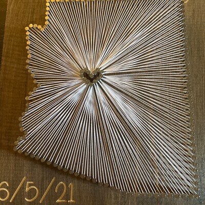 DIY Alabama String Art Kit State String Art Kit Alabama Nail - Etsy