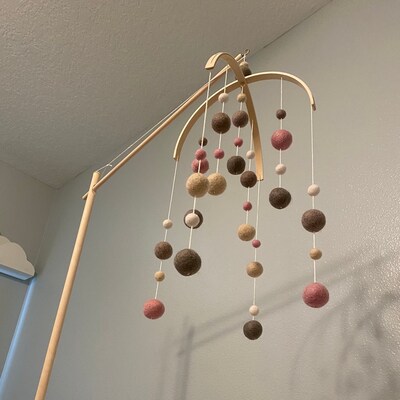 CUSTOM Made Felt Baby Mobile Standard Double Arch Design Your Own Baby ...