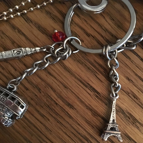 Eiffel Tower Keychain, Landmark Keychain, Paris Keychain, France ...