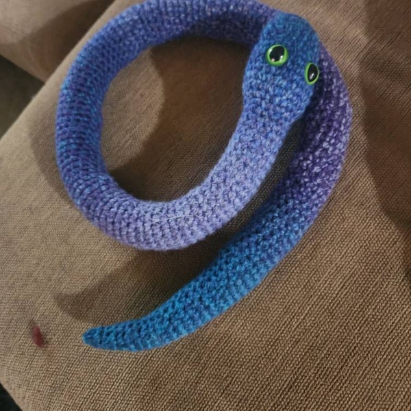 NO SEW - Snake Crochet Amigurumi Pattern, Serpent, Rattle Snake, Adder ...