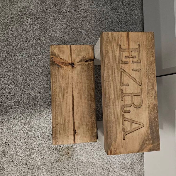 Personalized Modern Kids Step Stool, Personalized Kid Step Stool ...