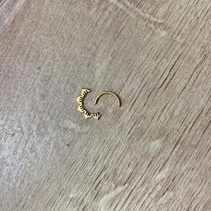 Minimalist Septum Ring, 6mm Snug Fit Septum Hoop, Gold Septum Hoop ...