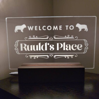 3x Personalised Wooden Parcel Tags. Laser Engraved Retro Style Name ...