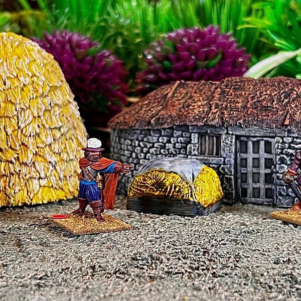 Dnd Haystack and Cart Field Wheat Crop Tudor Farmer Farm King and ...