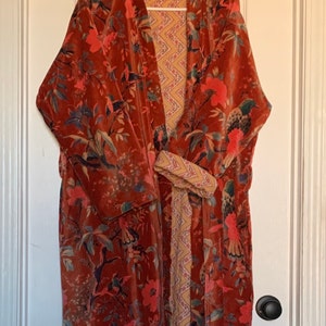 Long Velvet Jacket - Etsy