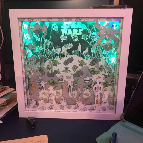 Star Wars Template Svg for Light Box - Etsy