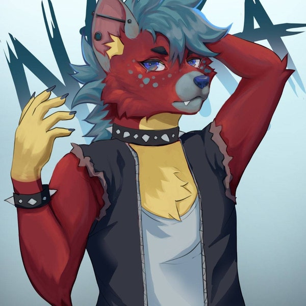 Furry OC Complex Reference Sheet || Furry Commissions - Etsy