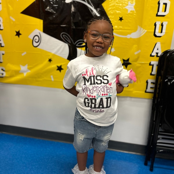 Lil Miss Kindergarten Grad Shirt | T-shirt One Piece Bodysuit ...