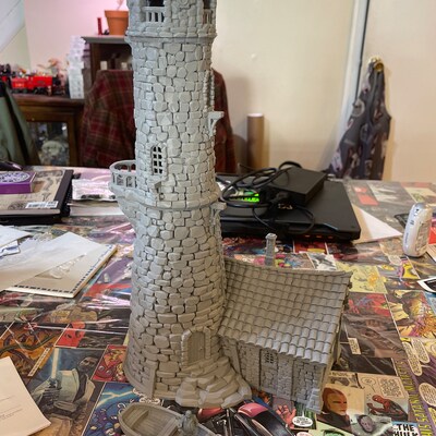 Dnd the Lighthouse Dungeons and Dragons Tabletop Scatter 28mm Terrain ...