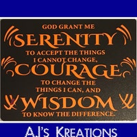 Serenity Prayer - Serenity - Courage - Wisdom (SVG, PDF, PNG Digital ...