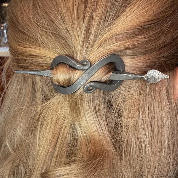 Hand Forged Viking Hairpin, Hairstyle, Cowgirl, Country, Steel, Fashion ...