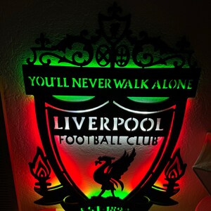 Arsenal Football Club Led Sign, Arsenal Wall Decor, Football Gift ...