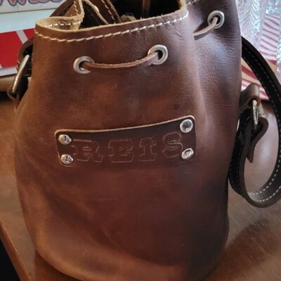 Leather Shotgun Shell Ammo Pouch/shell Holder Bag Bucket Custom Made - Etsy