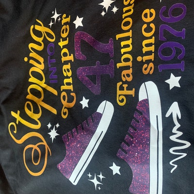 Stepping Into Chapter 47 Fabulous Since 1978 Svg, 47th Birthday Svg ...