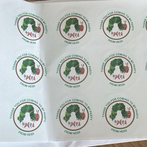 24 X Personalised Gabbys Dollhouse Birthday Party/sweet Cone Stickers ...