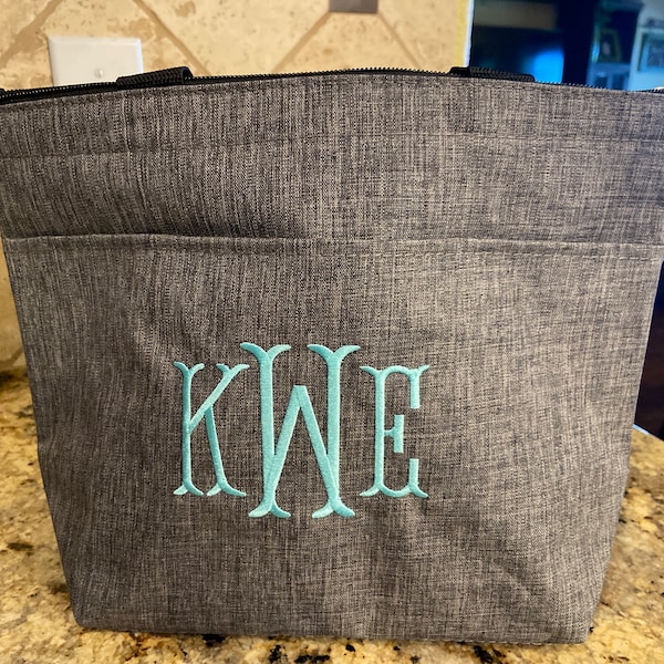 Personalized Insulated Lunch Tote, Monogrammed Lunch Cooler Bag Tote ...